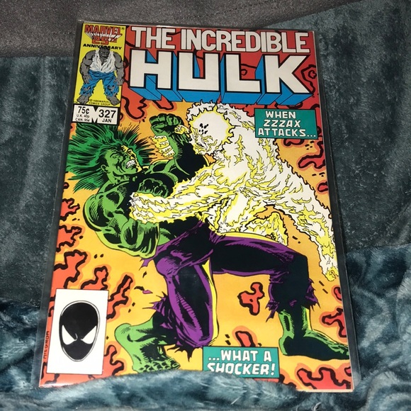 Marvel | Accents | 987 Marvel 25th Anniversary The Incredible Hulk 327 ...